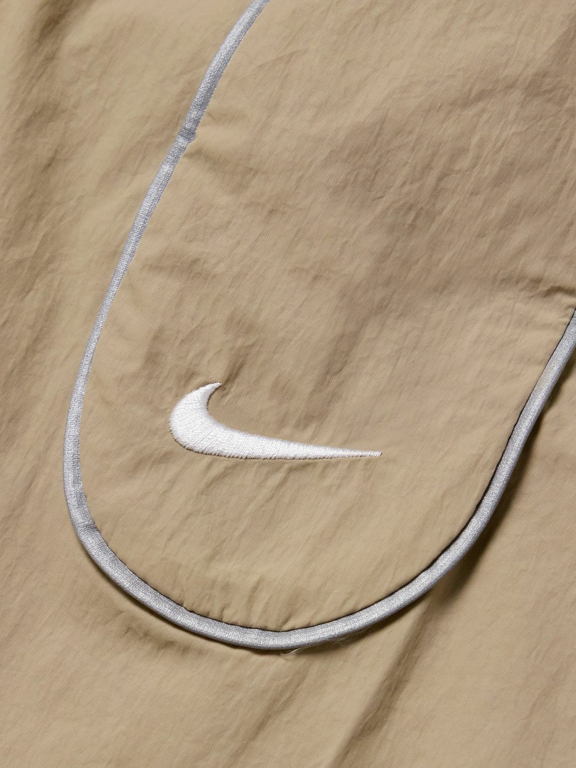 Nike - Solo Swoosh Logo-Embroidered Nylon-Taffeta Track Jacket ...