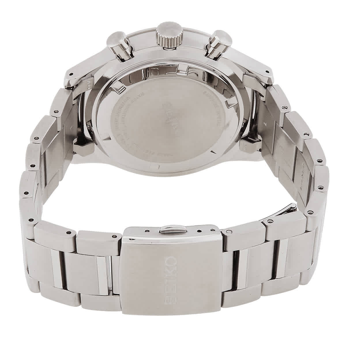 Seiko Chronograph Quartz Black Dial Mens Watch SSB413P1 Seiko