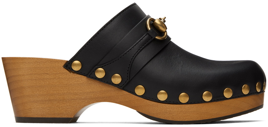 Gucci Black Horsebit Clogs Gucci