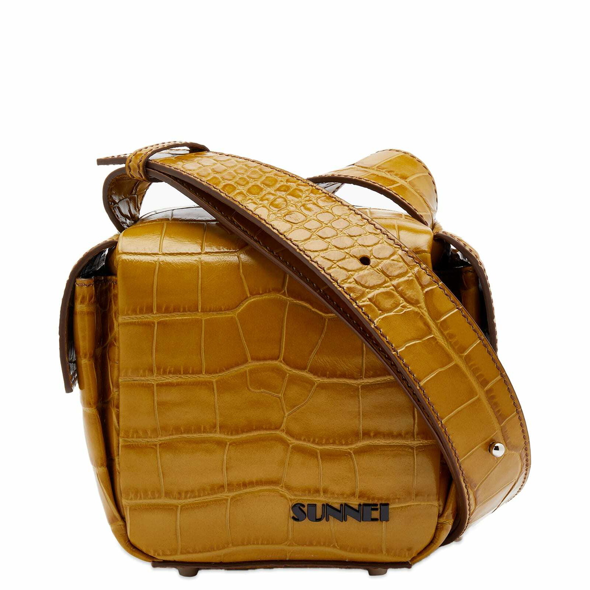 Sunnei Women's Medium Shoulder Bag in Gold Sunnei