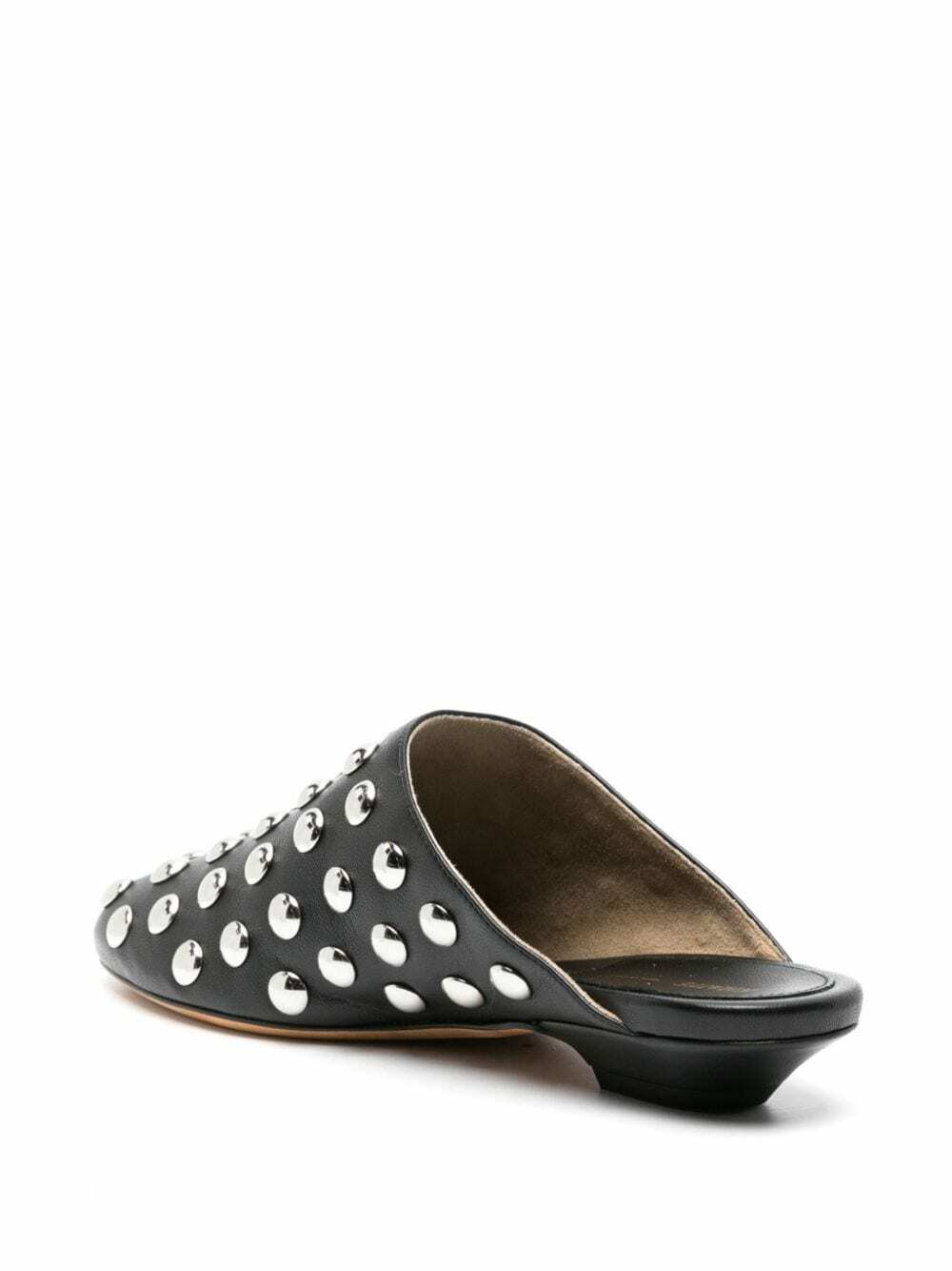 KHAITE - Apollo Studded Leather Mules Khaite
