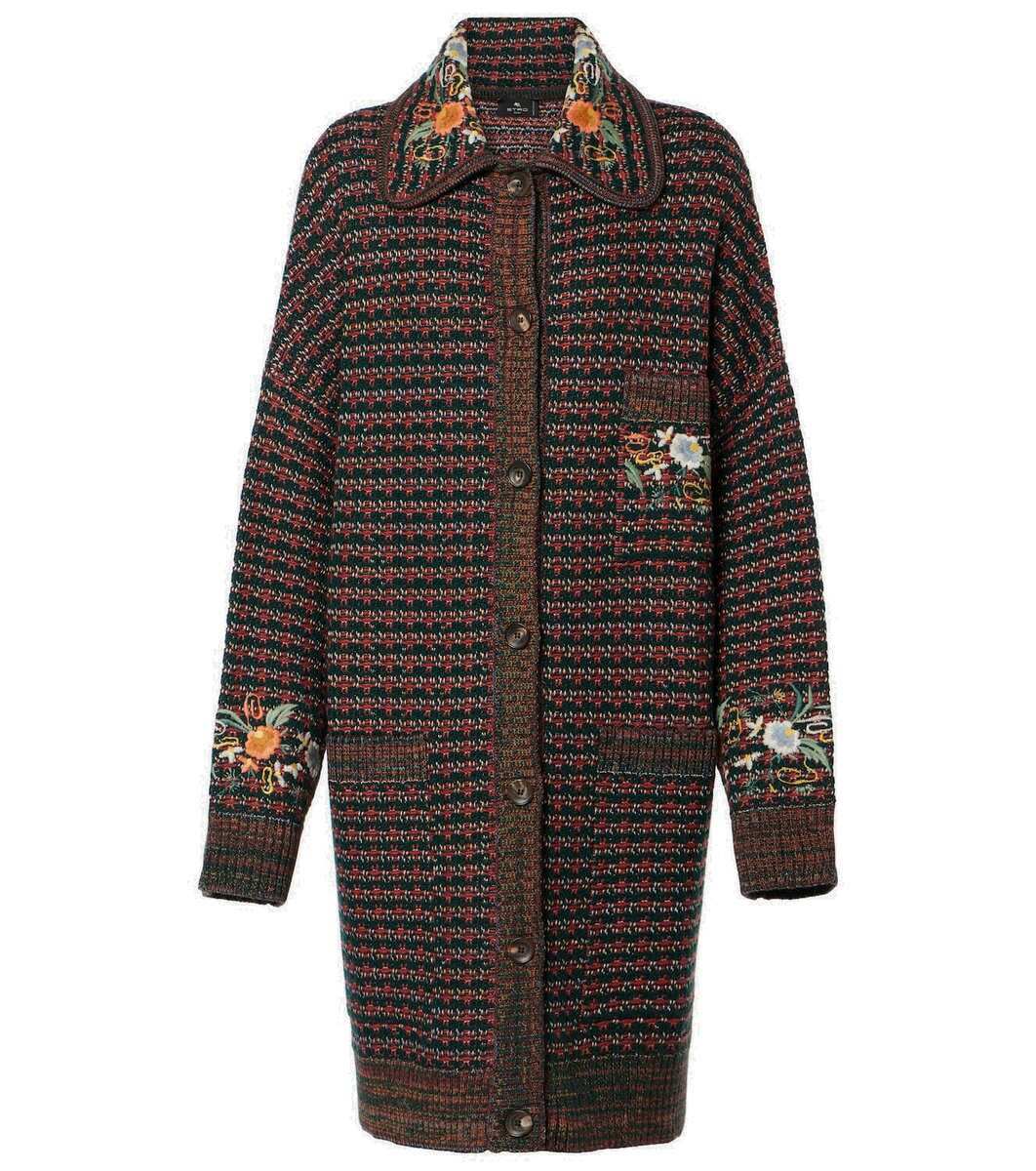 Etro Embroidered coat Etro