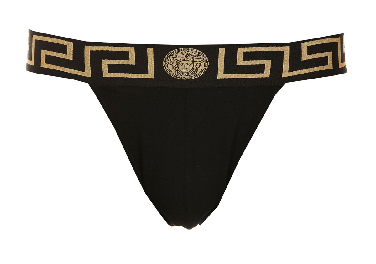 Versace Greca Border Jock Strap Versace