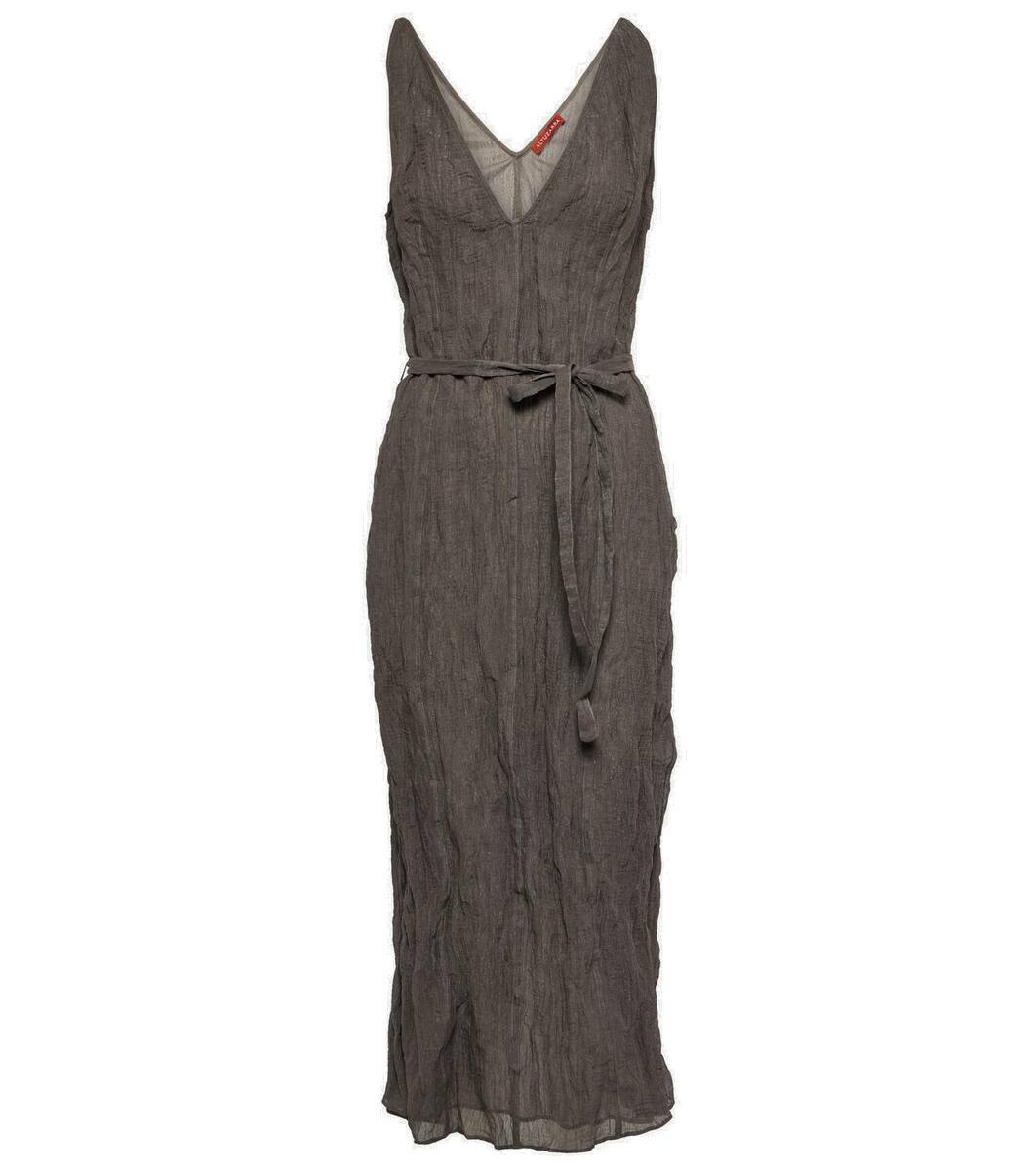 Altuzarra Cheryl cotton and silk midi dress Altuzarra