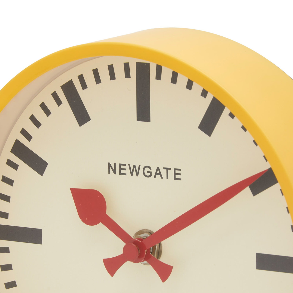 Newgate Clocks M Mantel Railway Clock in Yellow Newgate Clocks