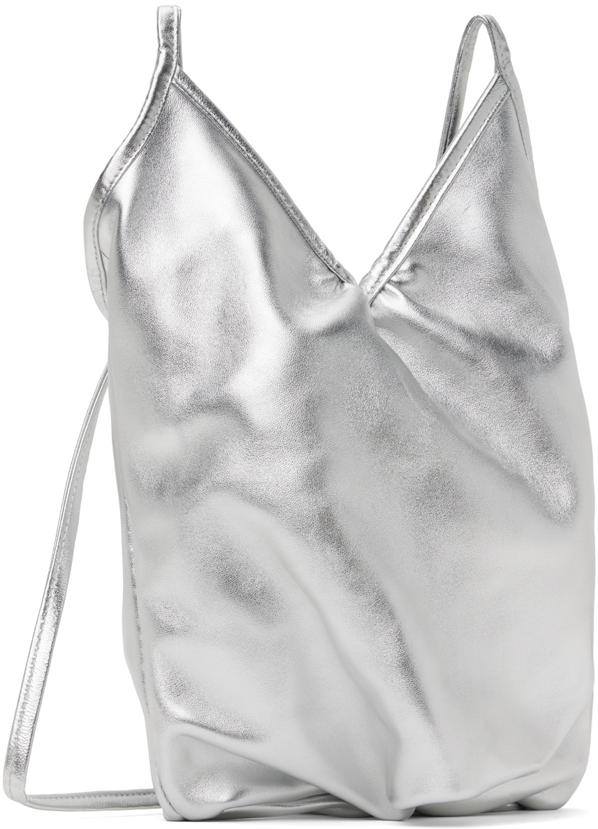 We11done Silver Mini Touch Bag We11done