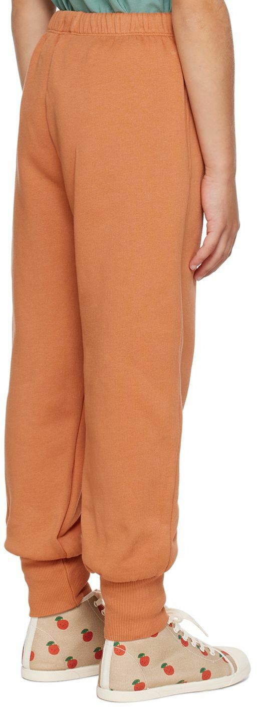 TINYCOTTONS Kids Orange 'Tiny' Lounge Pants TINYCOTTONS