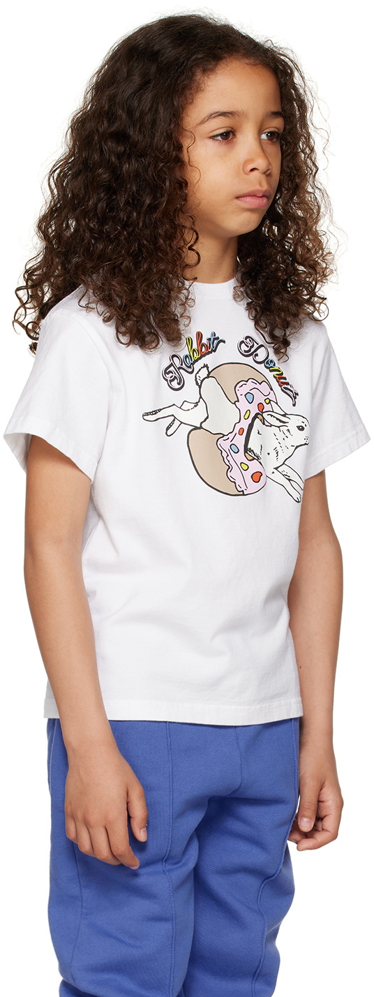 UNDERCOVER Kids White 'Rabbit Donut' T-Shirt Undercover