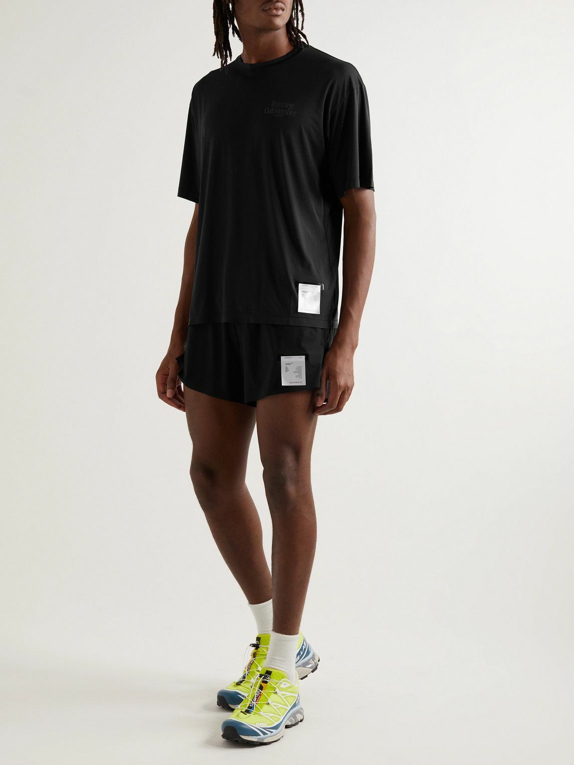 Satisfy - Straight-Leg Justice™ Shorts - Black Satisfy Satisfy - Straight-Leg Justice™ Shorts - Black Satisfy