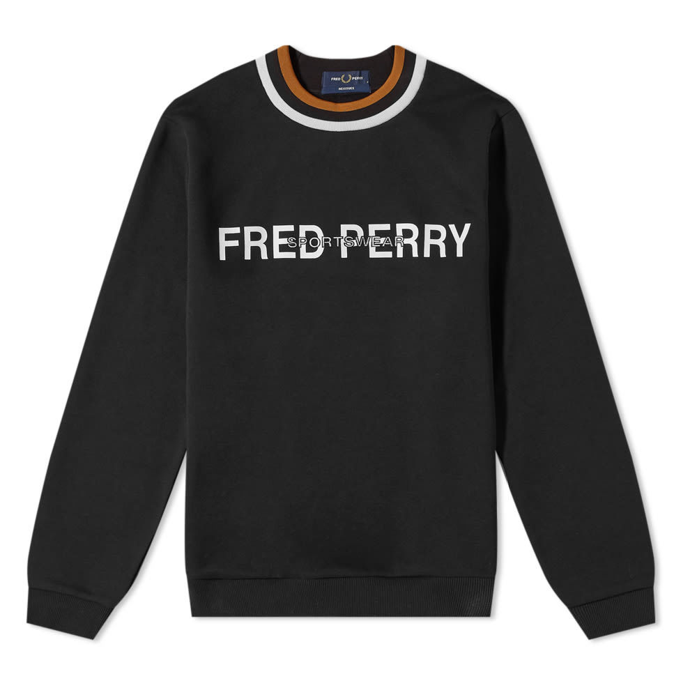 Fred Perry Twin Tipped Crew Sweat Fred Perry