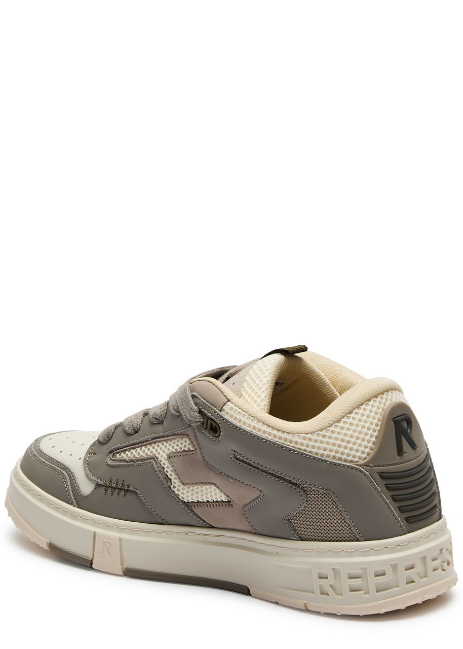 Represent Reptor 2 Panelled Mesh Sneakers Beige Represent