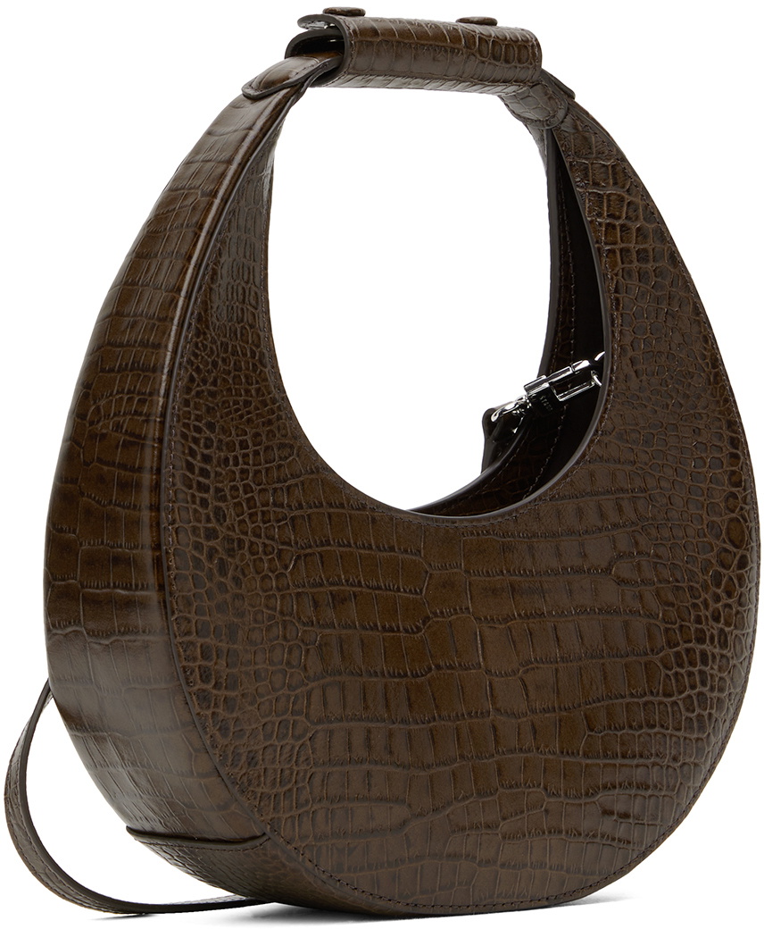 Staud Brown Mini Moon Bag Staud