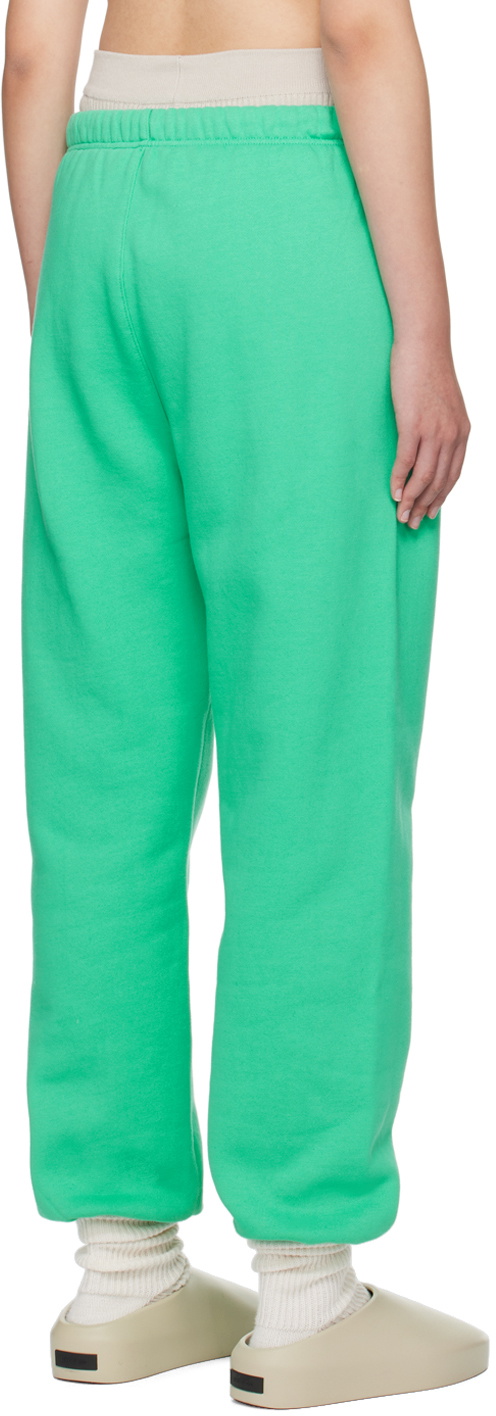 Fear of God ESSENTIALS Green Drawstring Sweatpants Fear Of God Essentials