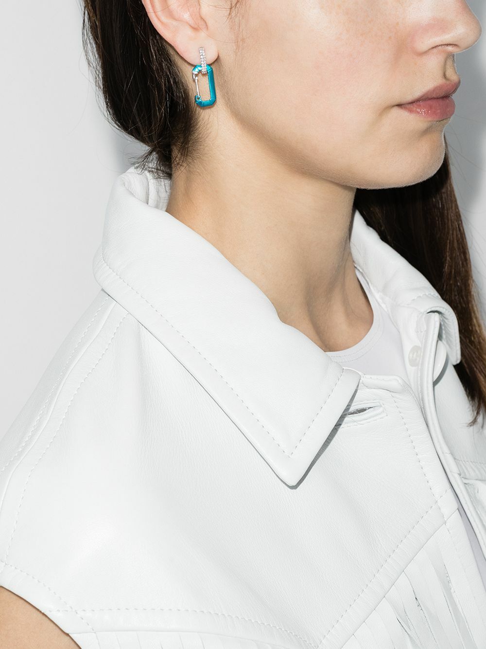 EÉRA 18K White Gold Chiara Small Diamond Earring EÉRA