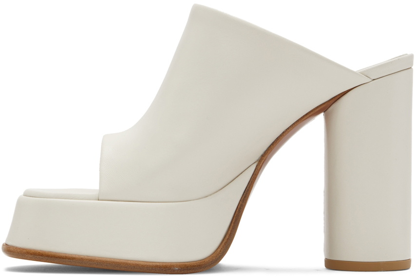AMBUSH White Platform Mules Ambush