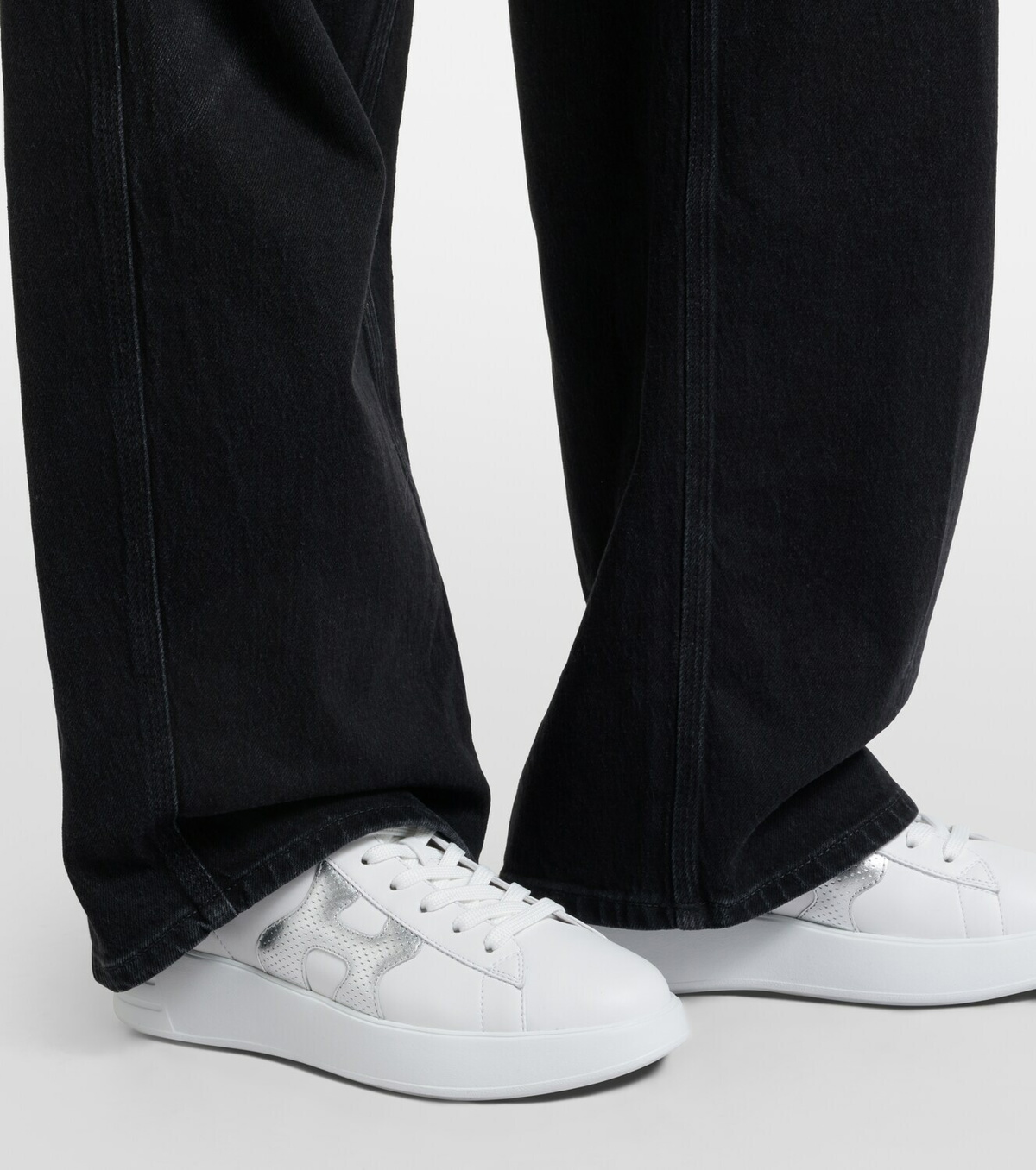 Hogan Hogan Rebel leather platform sneakers Hogan