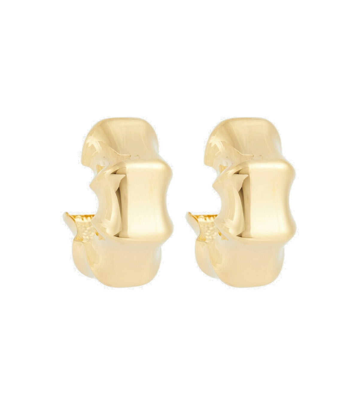 Khaite - Julius gold-plated hoop earrings Khaite