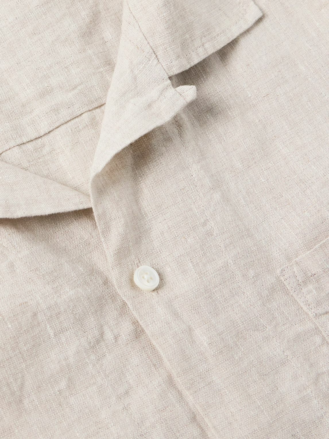 Alex Mill - Convertible-Collar Linen Shirt - Neutrals Alex Mill