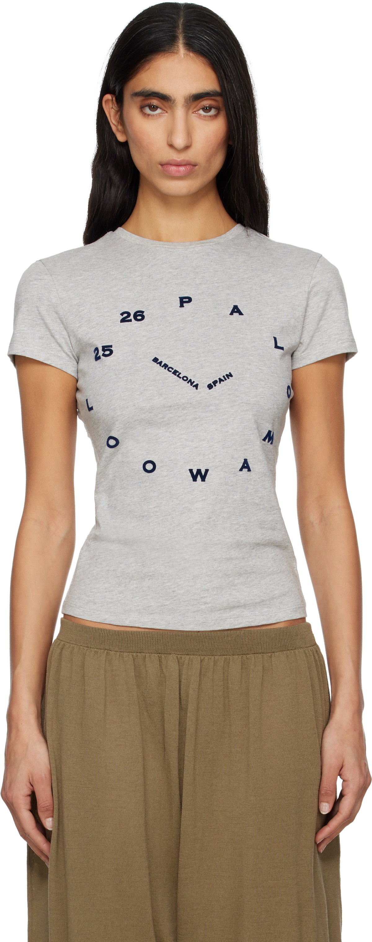 Paloma Wool Gray O'Clock T-shirt Paloma Wool
