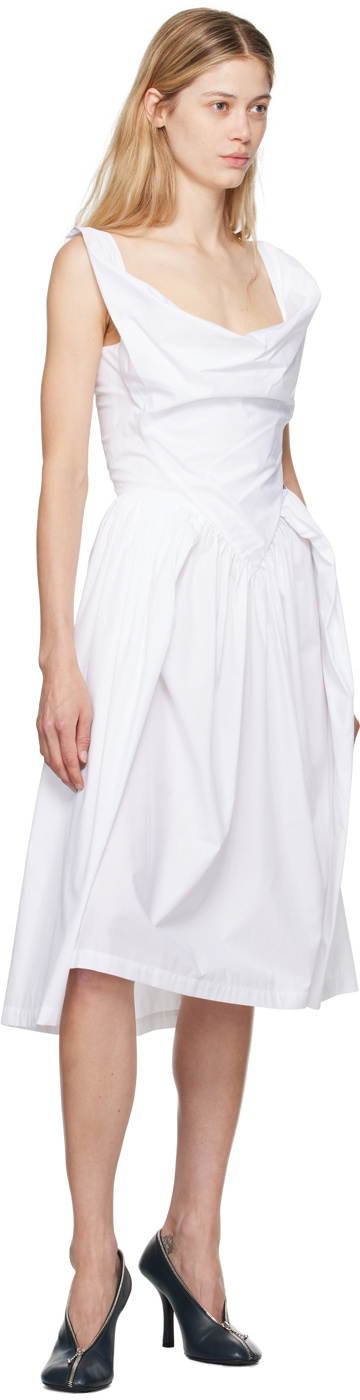 Vivienne Westwood White Sunday Midi Dress Vivienne Westwood