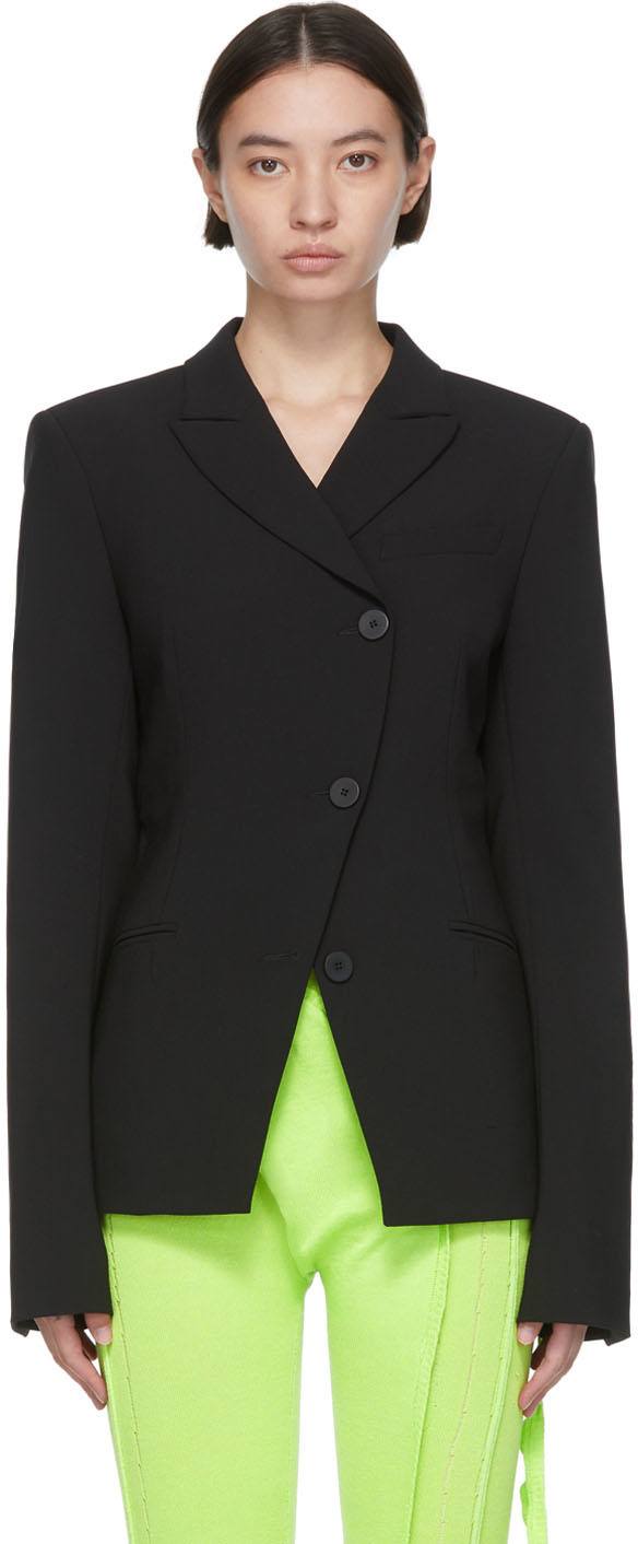 Ottolinger Black Polyester Blazer Ottolinger