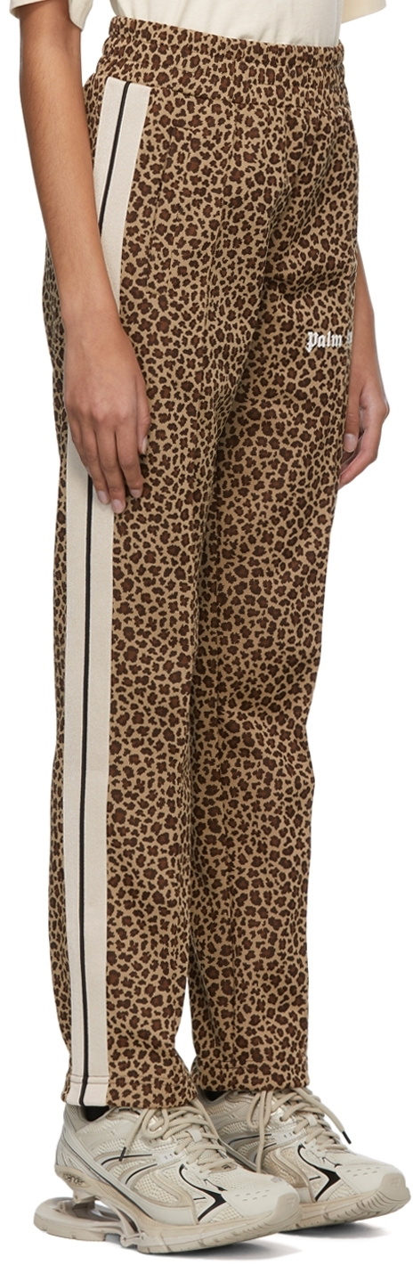 Palm Angels Beige Polyester Lounge Pants Palm Angels