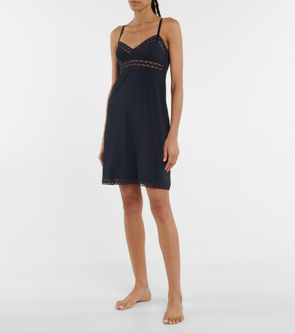 Eres - Melody lace-trimmed jersey slip dress ERES