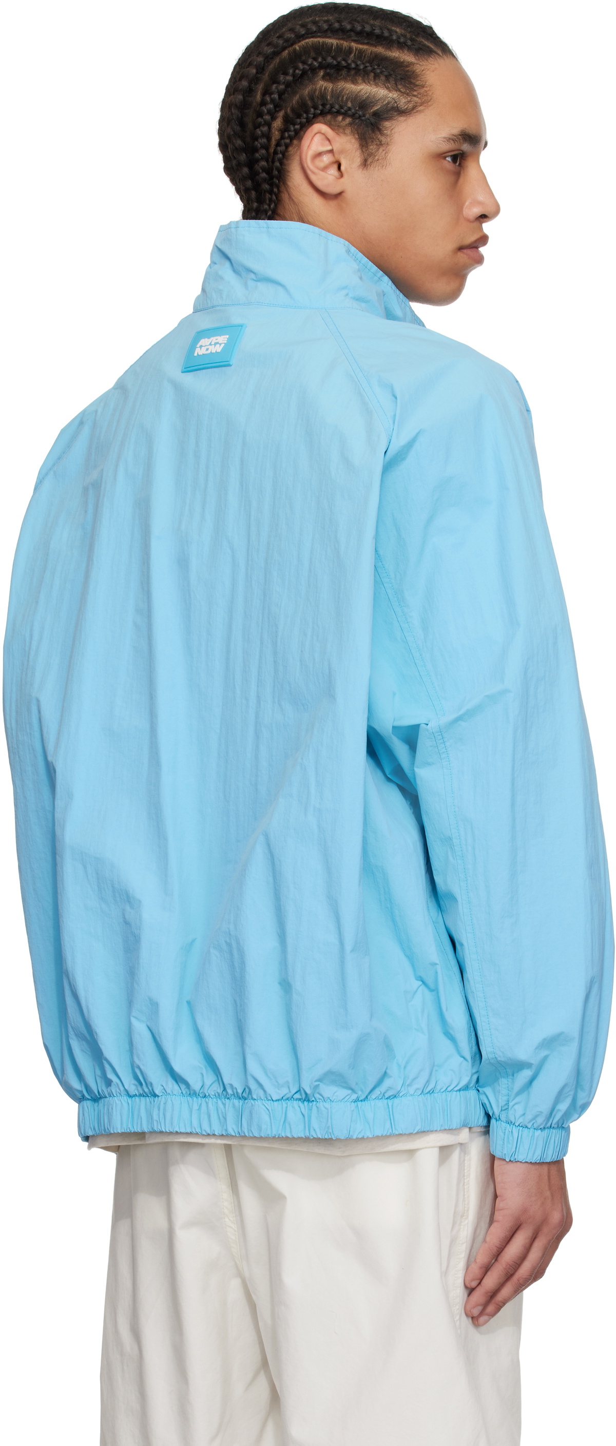 AAPE by A Bathing Ape Blue 'AAPE Now' Light Weight Jacket AAPE by A ...