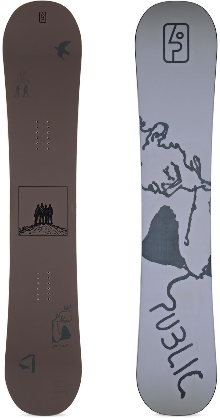 PUBLIC Snowboards Brown Joe Sexton Public Disorder Snowboard, 155