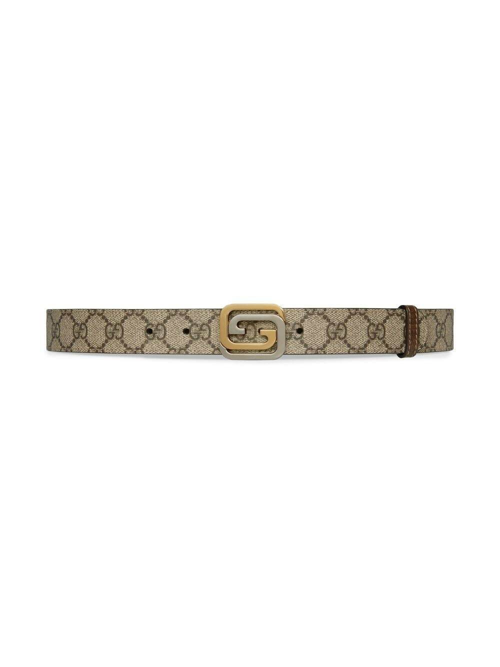 GUCCI - Gg Leather Belt Gucci