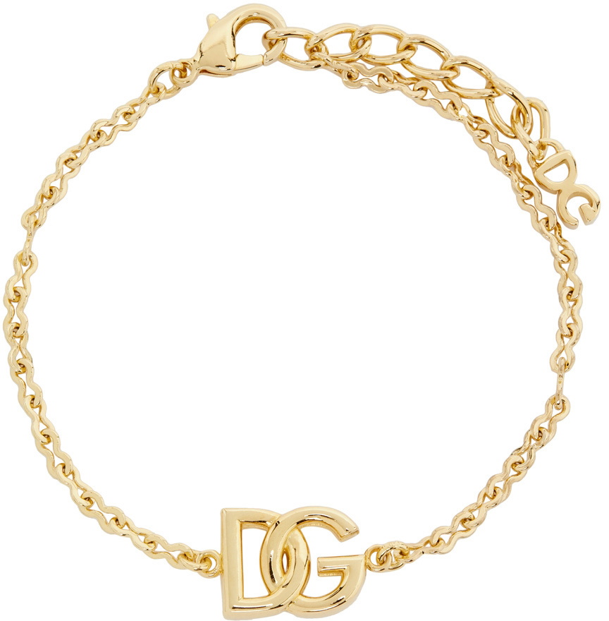 Dolce & Gabbana Gold DG Chain Bracelet Dolce & Gabbana