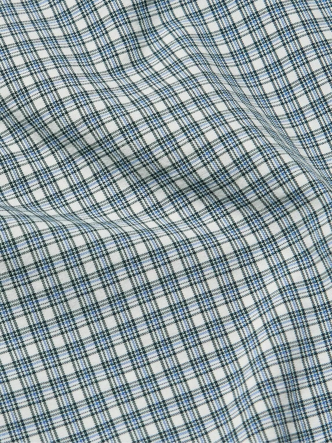 Peter Millar - Cheviot Button-Down Collar Checked Poplin Shirt - Green ...