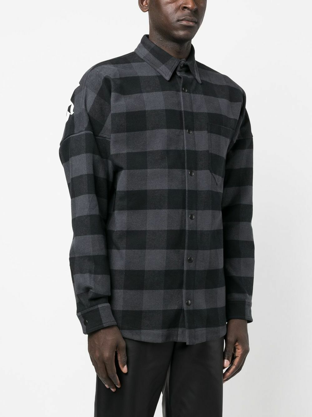 PALM ANGELS - Checked Cotton Overshirt Palm Angels