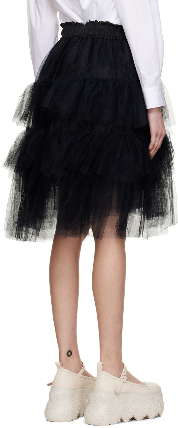 Simone Rocha Black Tutu Midi Skirt Simone Rocha