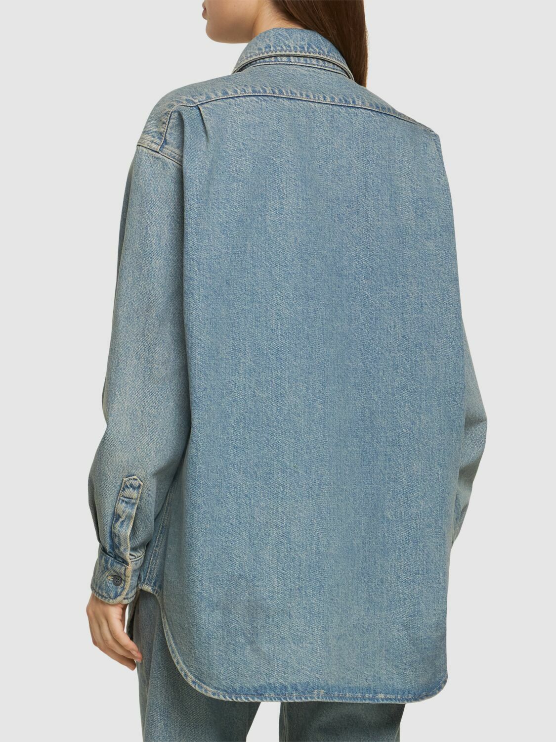 MOSCHINO Cotton Denim Shirt Moschino