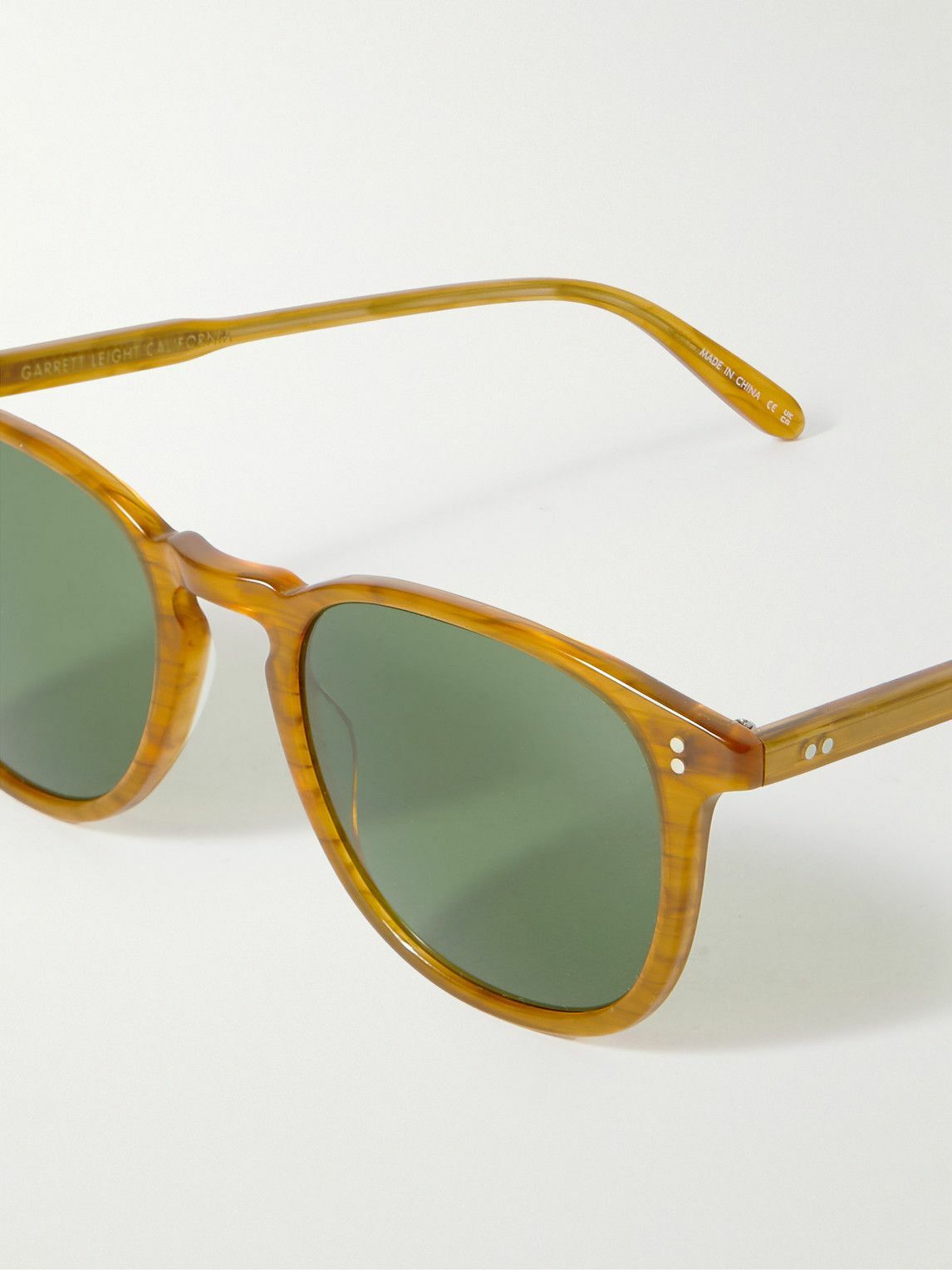 Garrett Leight California Optical - Kinney Round-Frame Acetate Sunglasses Garrett Leight ...