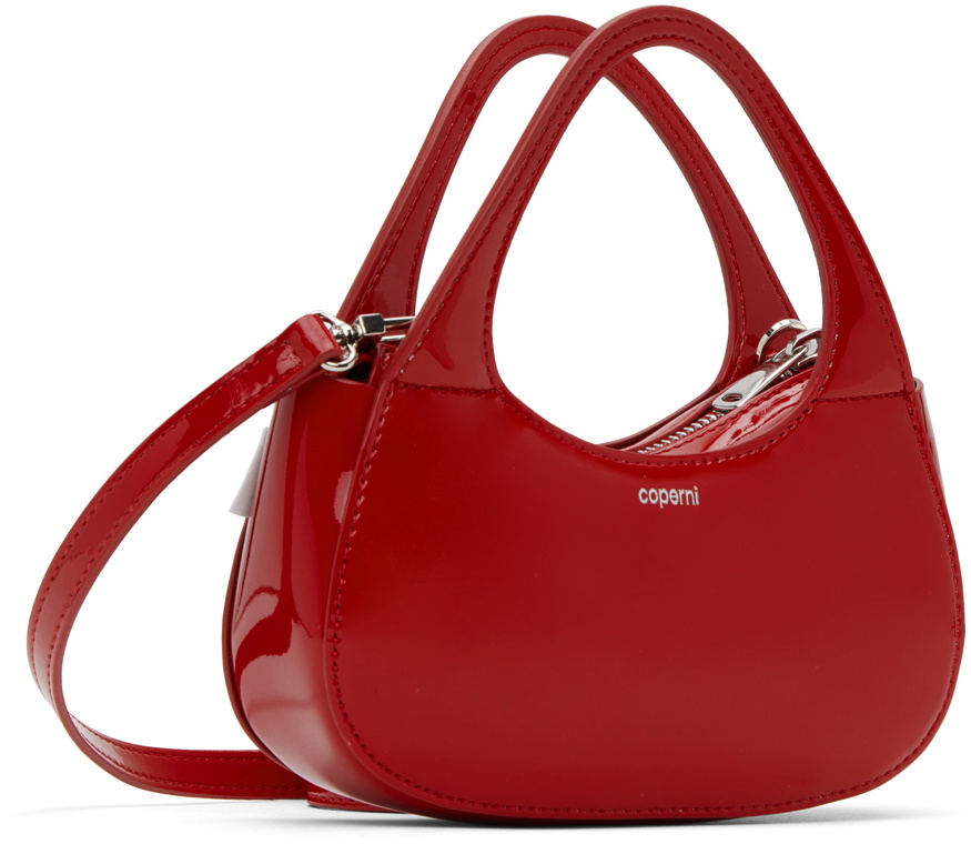 Coperni Red Micro Baguette Swipe Bag Coperni