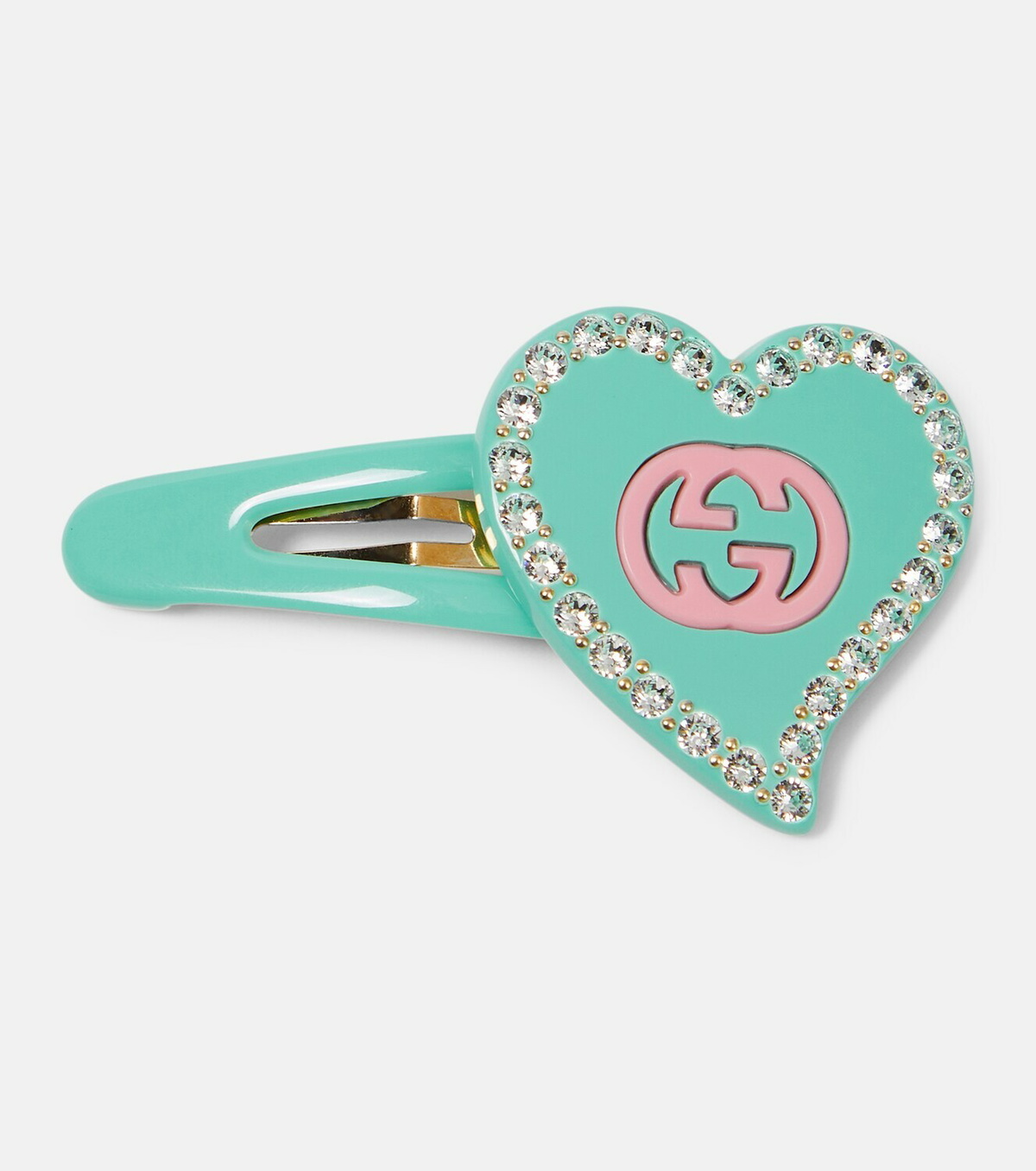 Gucci - Interlocking G embellished hair clip Gucci