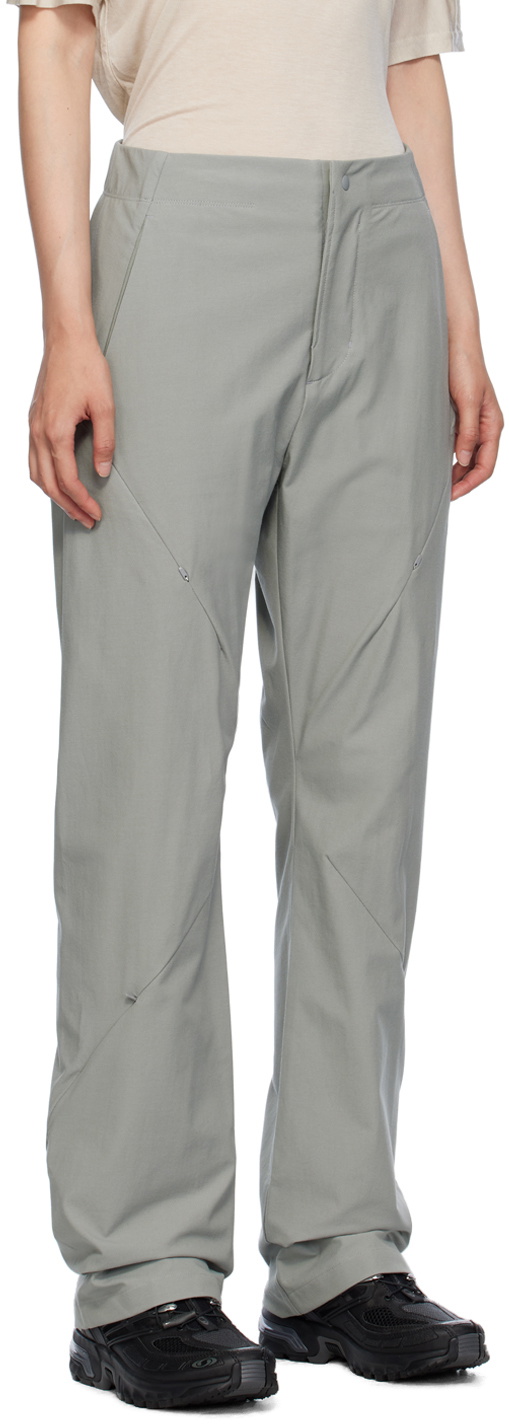POST ARCHIVE FACTION (PAF) Gray Flared Trousers Post Archive Faction