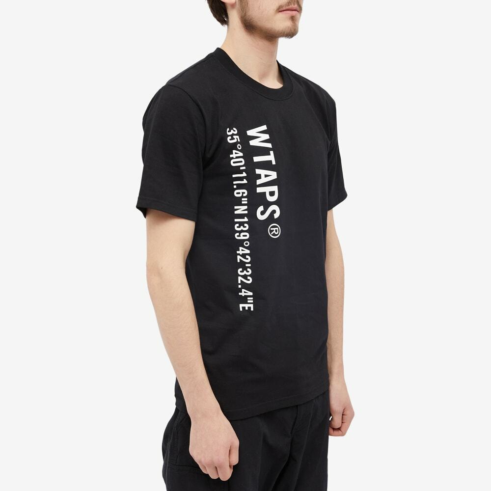 WTAPS Men's GPS Print T-Shirt in Black WTAPS