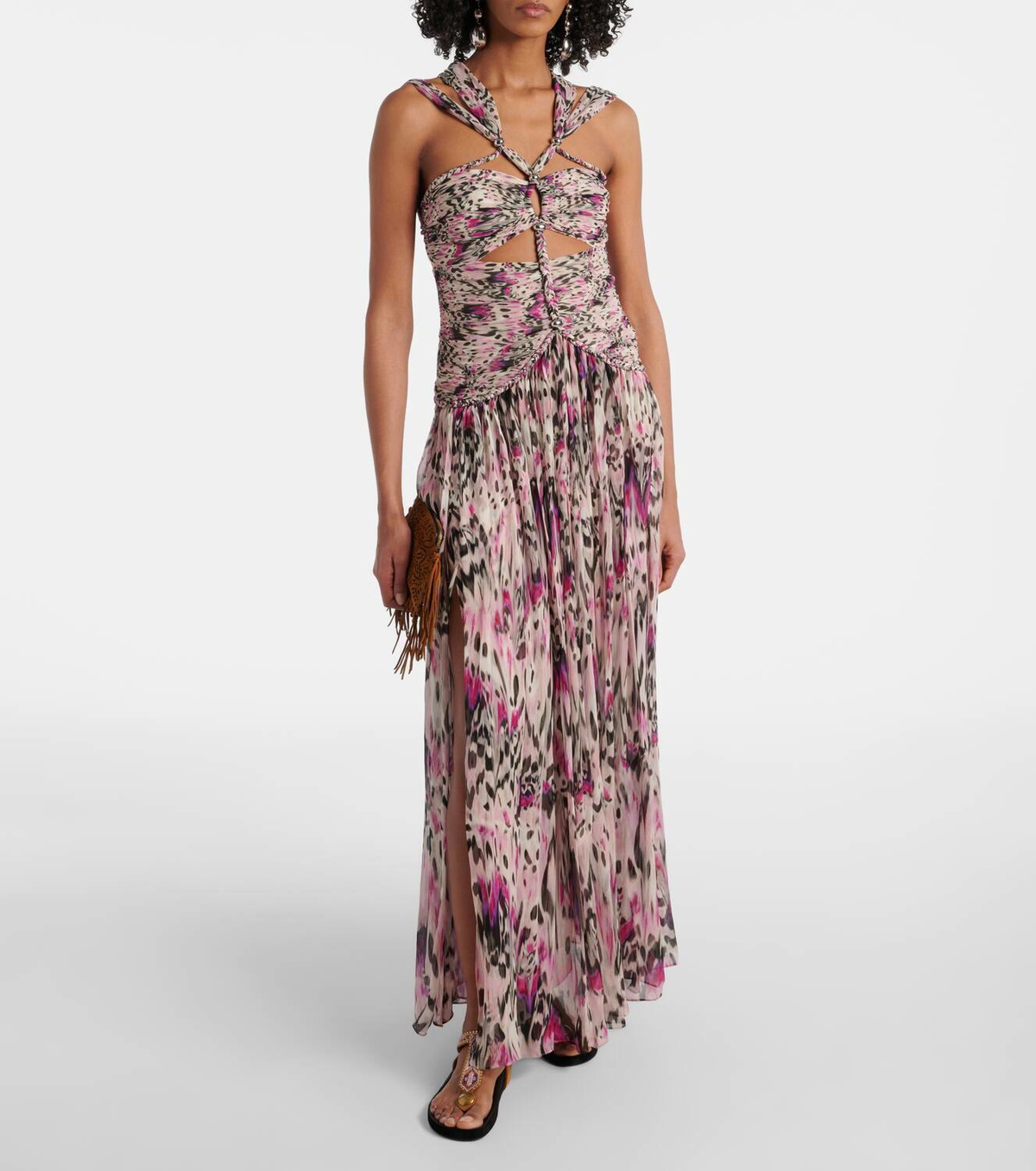 Isabel Marant Rafael printed silk maxi dress Isabel Marant