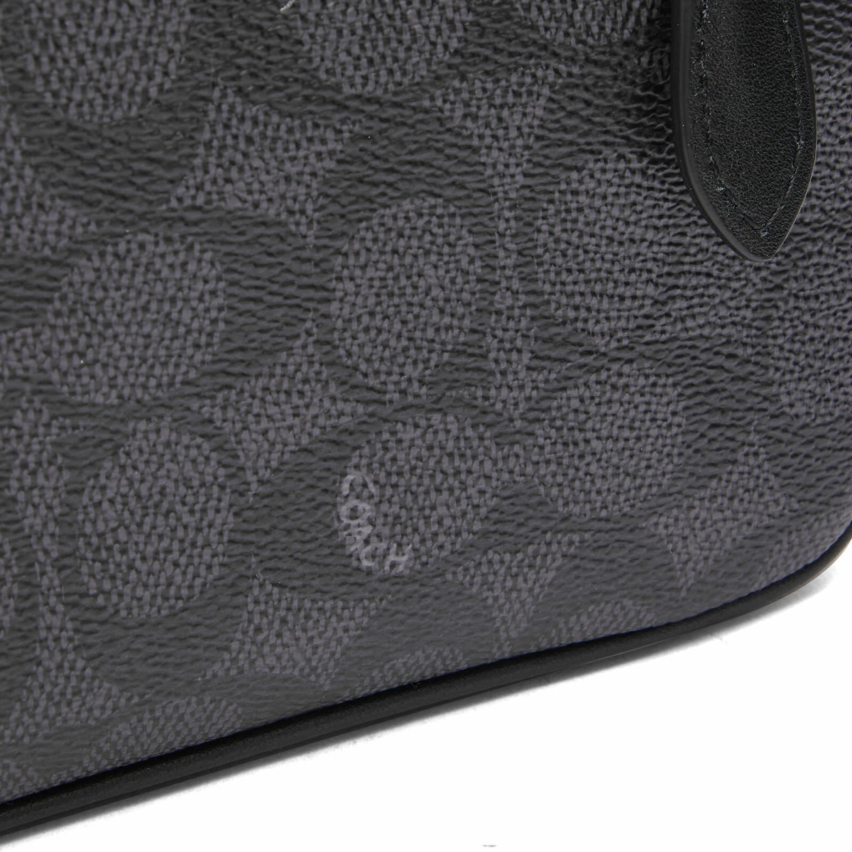 Coach Men's Beck Signature Slim Crossbody Bag in Charcoal Coach