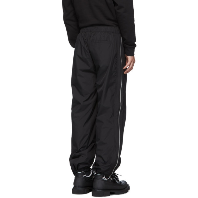 McQ Alexander McQueen Black Zipper Lounge Pants McQ Alexander McQueen