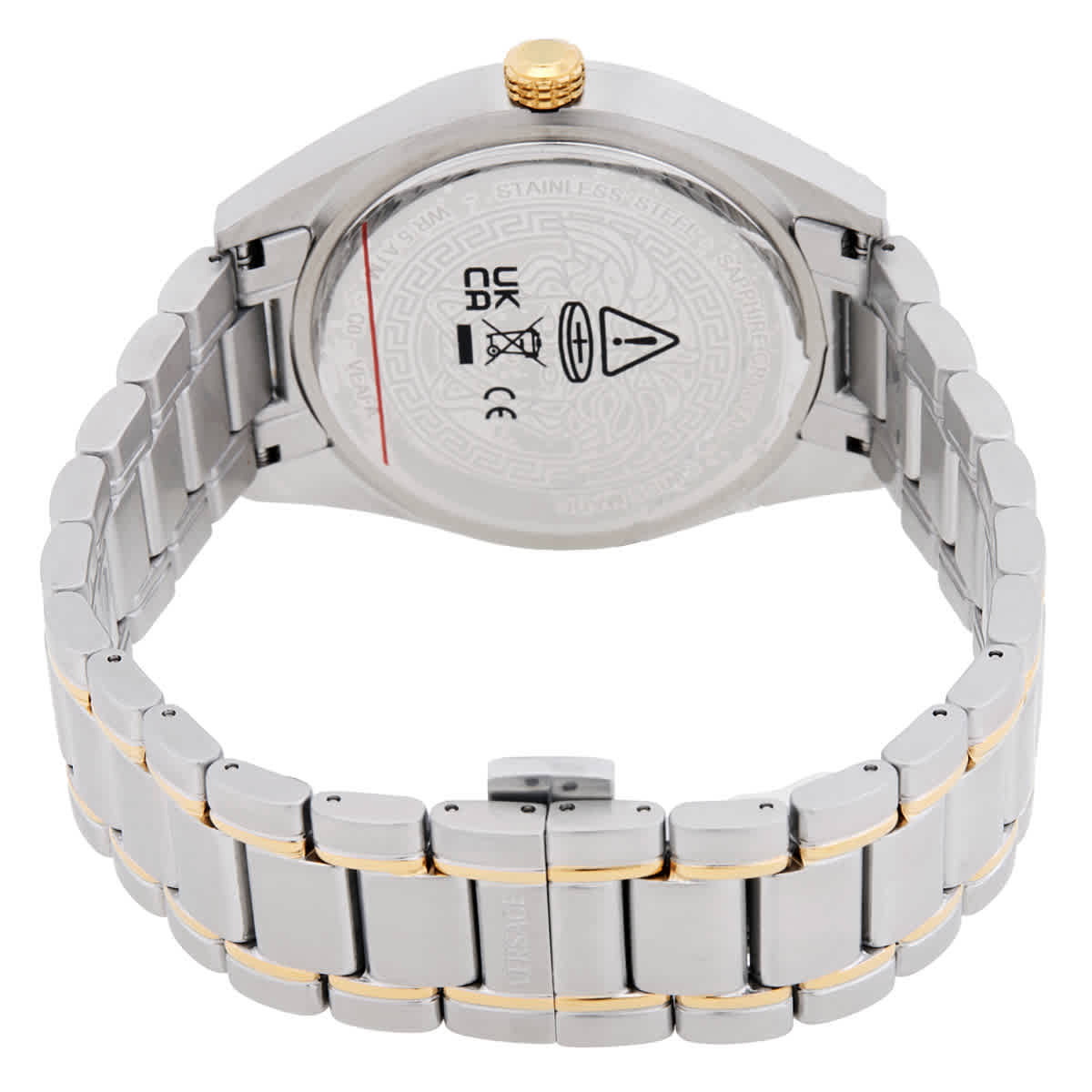 Versace V-Code GMT Quartz Green Dial Mens Watch VEAFA0524 Versace