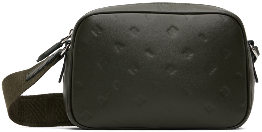 Marni Khaki Embossed Messenger Bag Marni