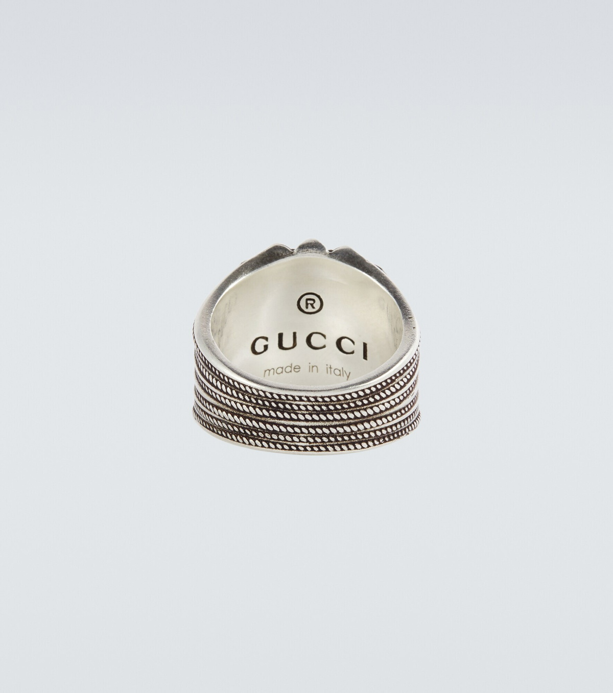 Gucci - Interlocking G sterling silver ring Gucci