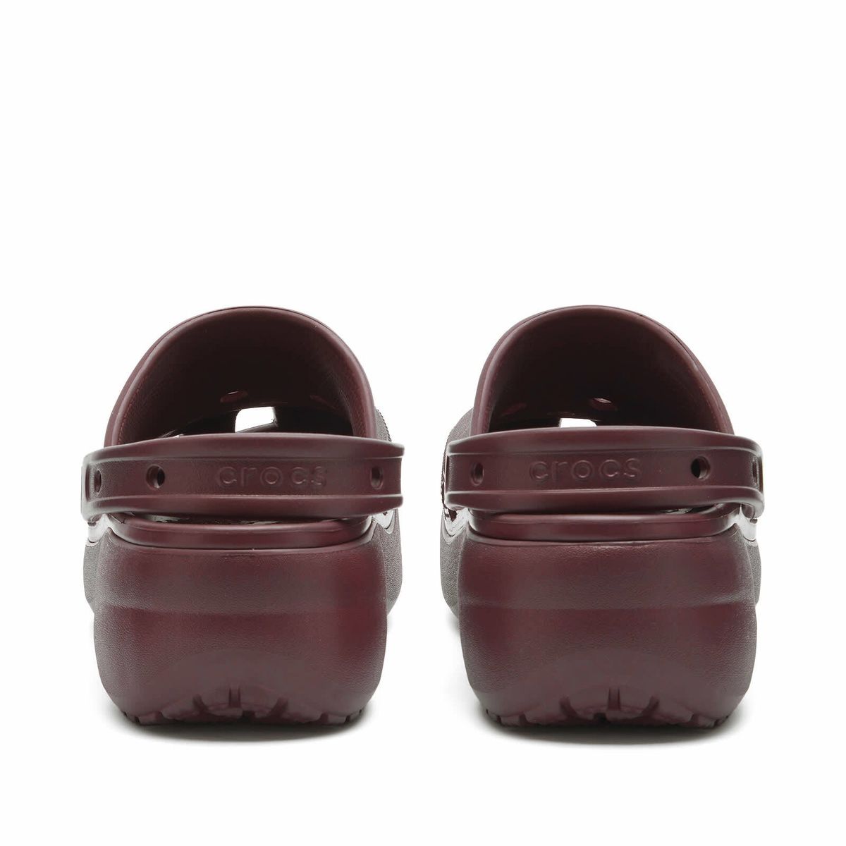 Crocs Women's Classic Platform Clog in Dark Cherry Crocs