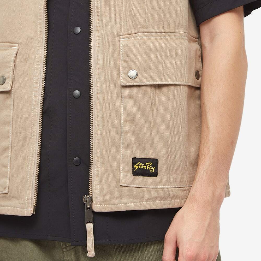 Stan Ray Men's Works Vest in Khaki Duck Stan Ray
