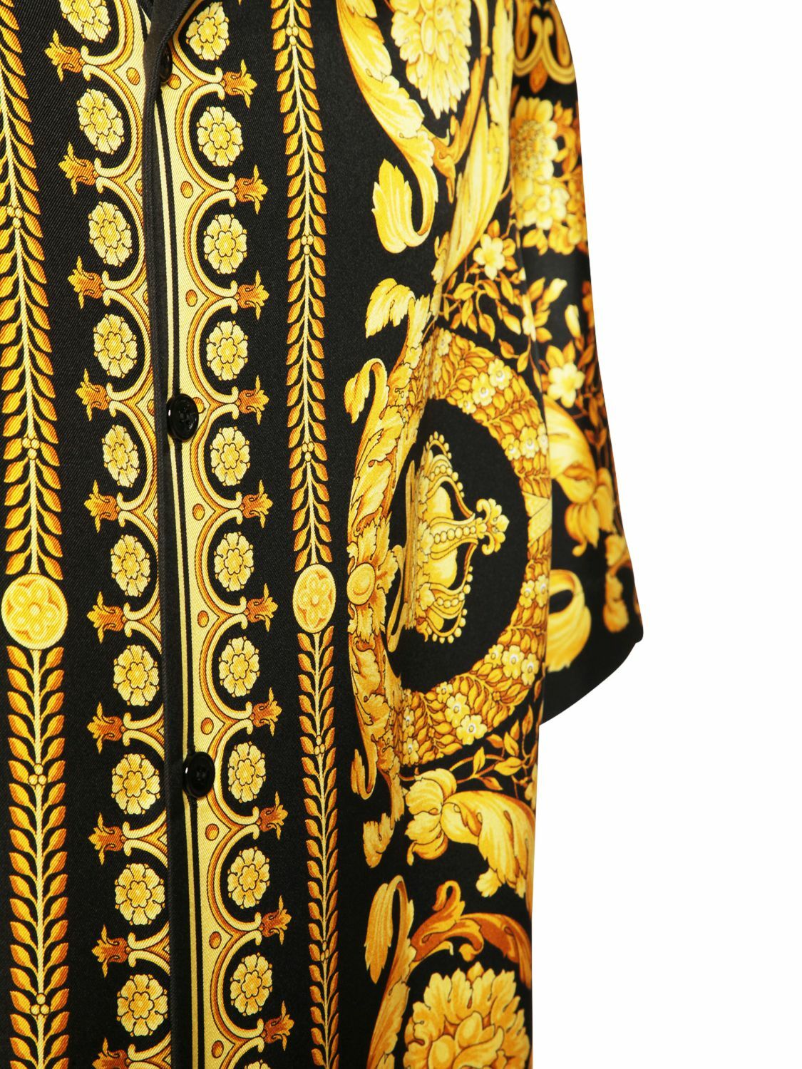 VERSACE - Barocco Print Silk Shirt Versace