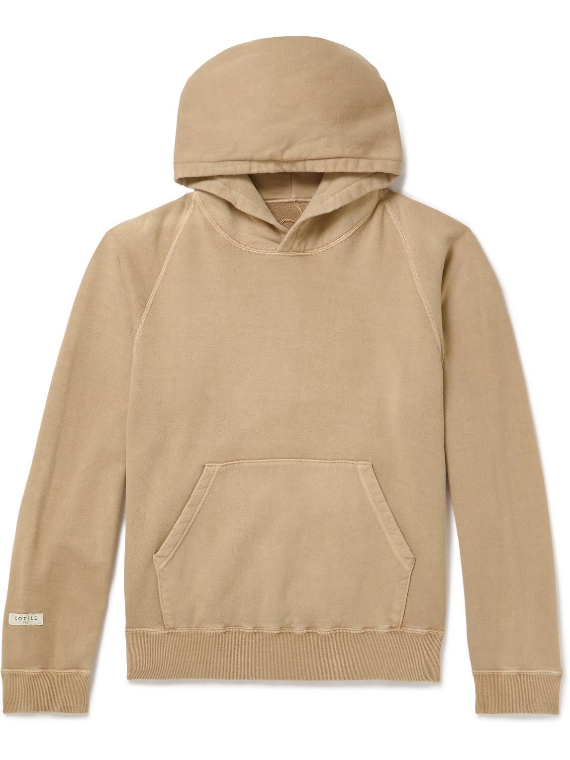 COTTLE - Life Oversized Organic Cotton-Jersey Hoodie - Brown